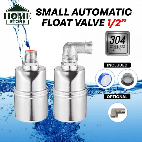 Home Store SS304 Automatic Water Level Control Float Valve Mount Inside ...