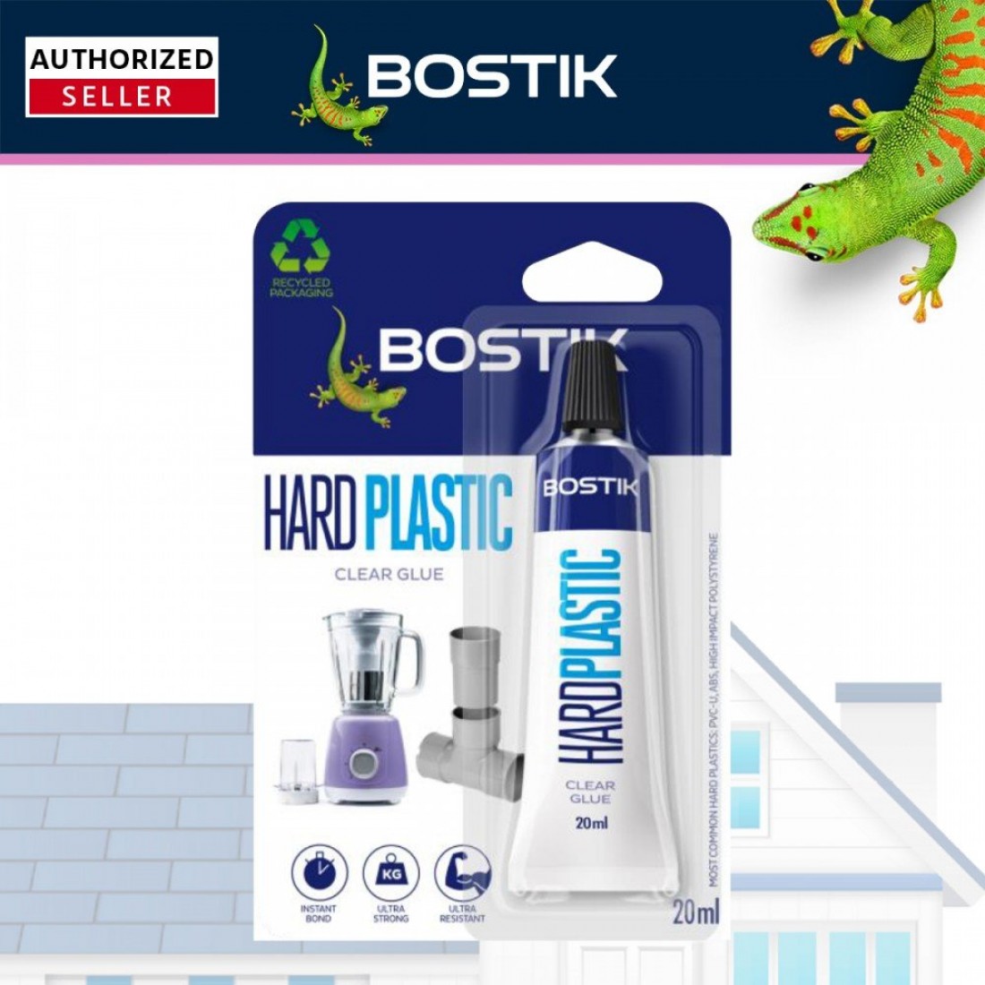 Bostik Hard Plastic 20ML (Clear)