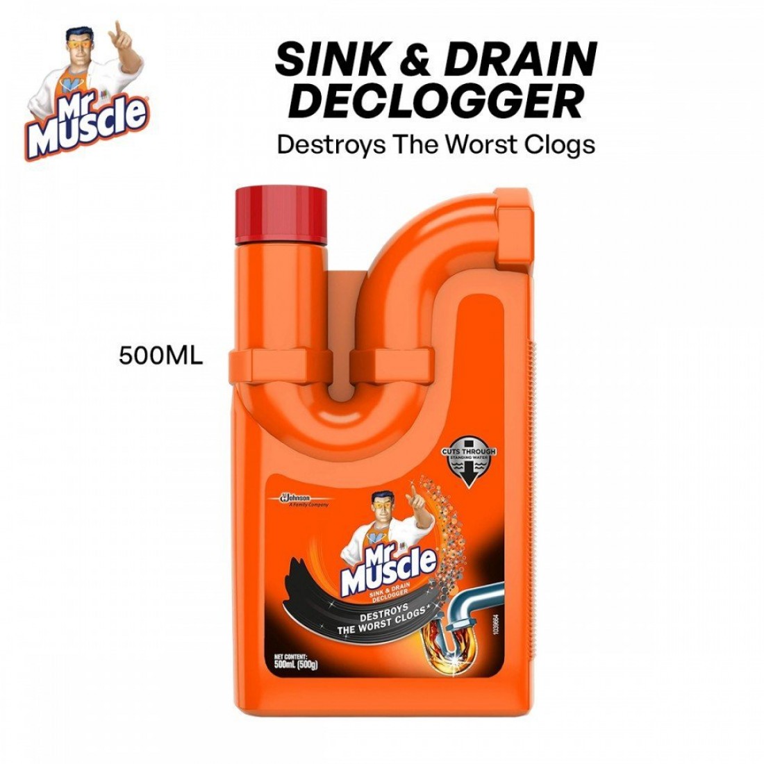 Mr Muscle Sink & Drain Declogger 500ML
