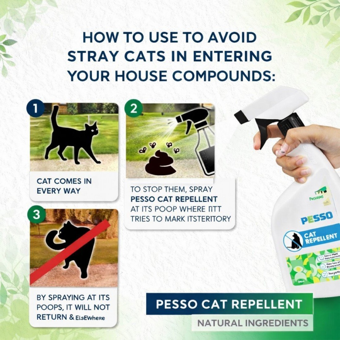 Pesso Cat Repellent 500ML