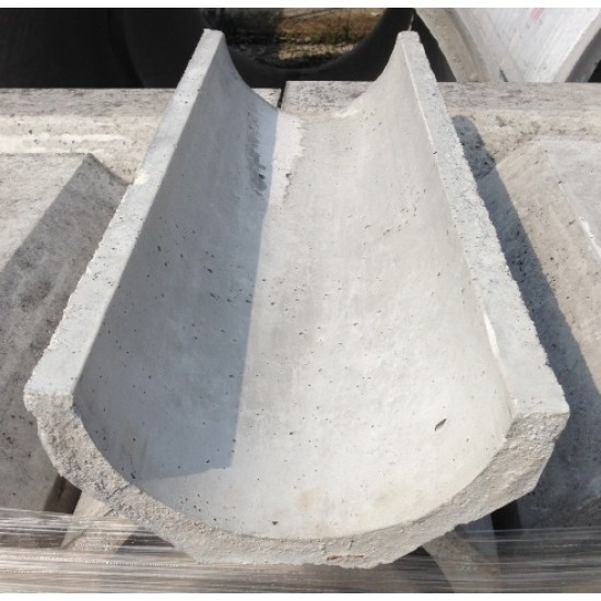 Pre Cast Half Round Concrete Drain 6" (D) x 30" (L)