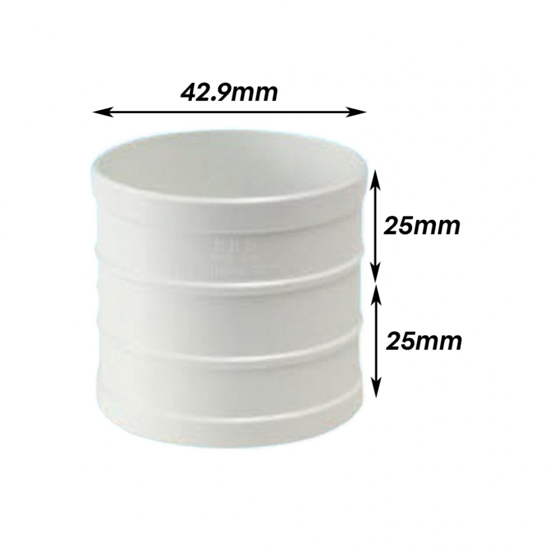 Bina Plastic UPVC Fittings Straight Coupling 1 1/2" 40MM
