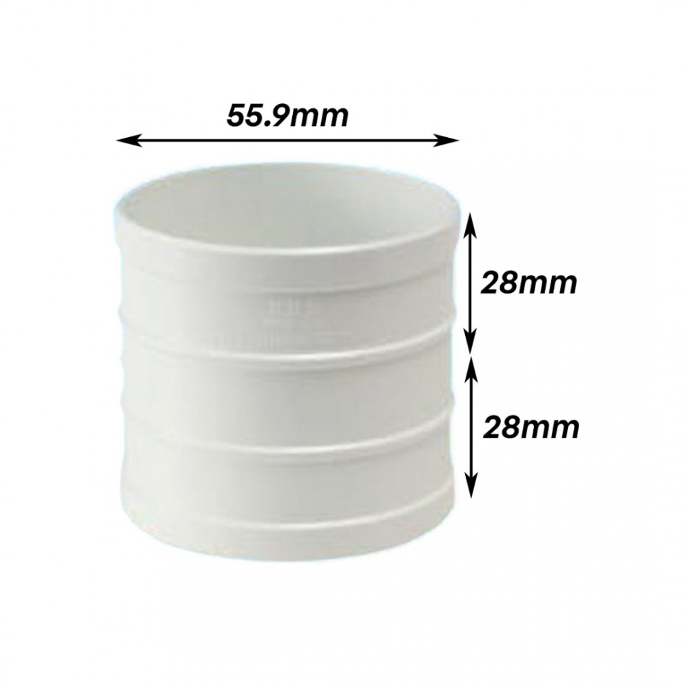 Bina Plastic UPVC Fittings Straight Coupling 2" 50MM