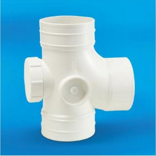 Bina Plastic UPVC Fittings Equal Single Branch I/O 4" 110MM