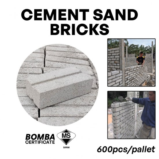 Cement Sand Bricks (600PCS/PALLET)