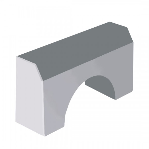 Precast Concrete Road Kerb With Drainage Outlet 24'' (L) x 6'' (W) x 12 ...