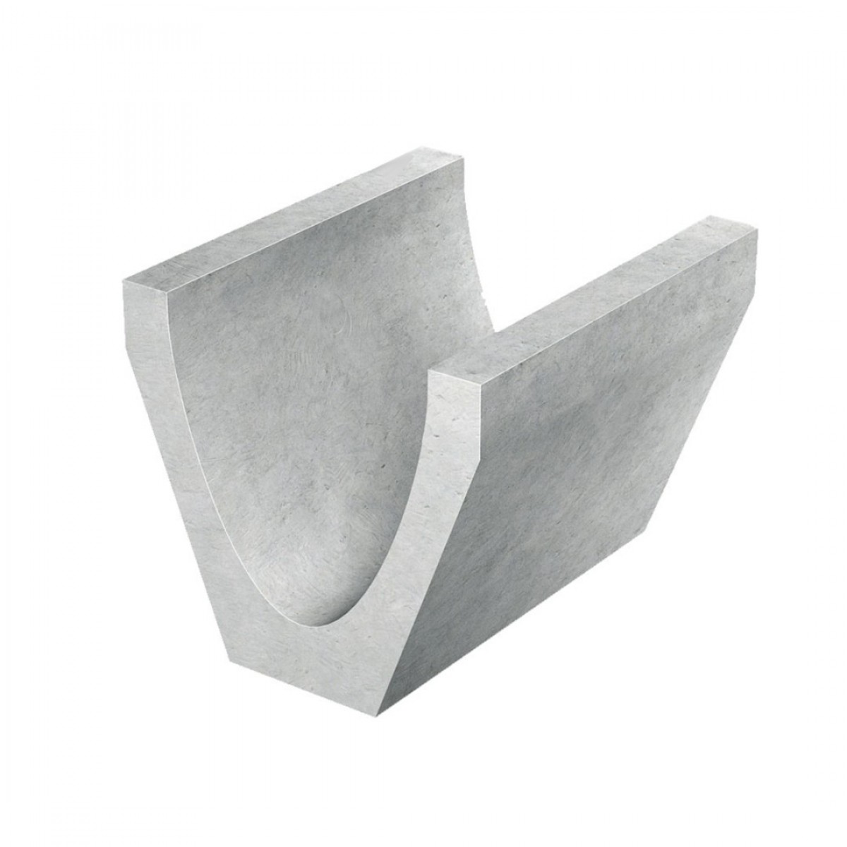 Precast Concrete V Block Drain 18'' (W) x 18'' (H) x 24'' (L) x 2.5 ...