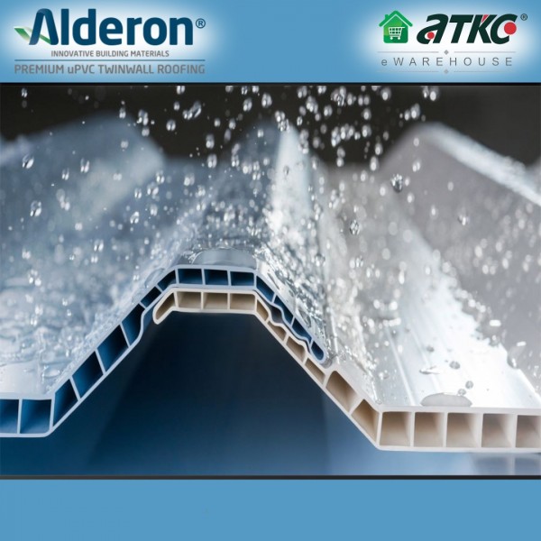 Alderon ID 860 Premium Vinyl Composite Twinwall Corrugated Roofing 10MM ...