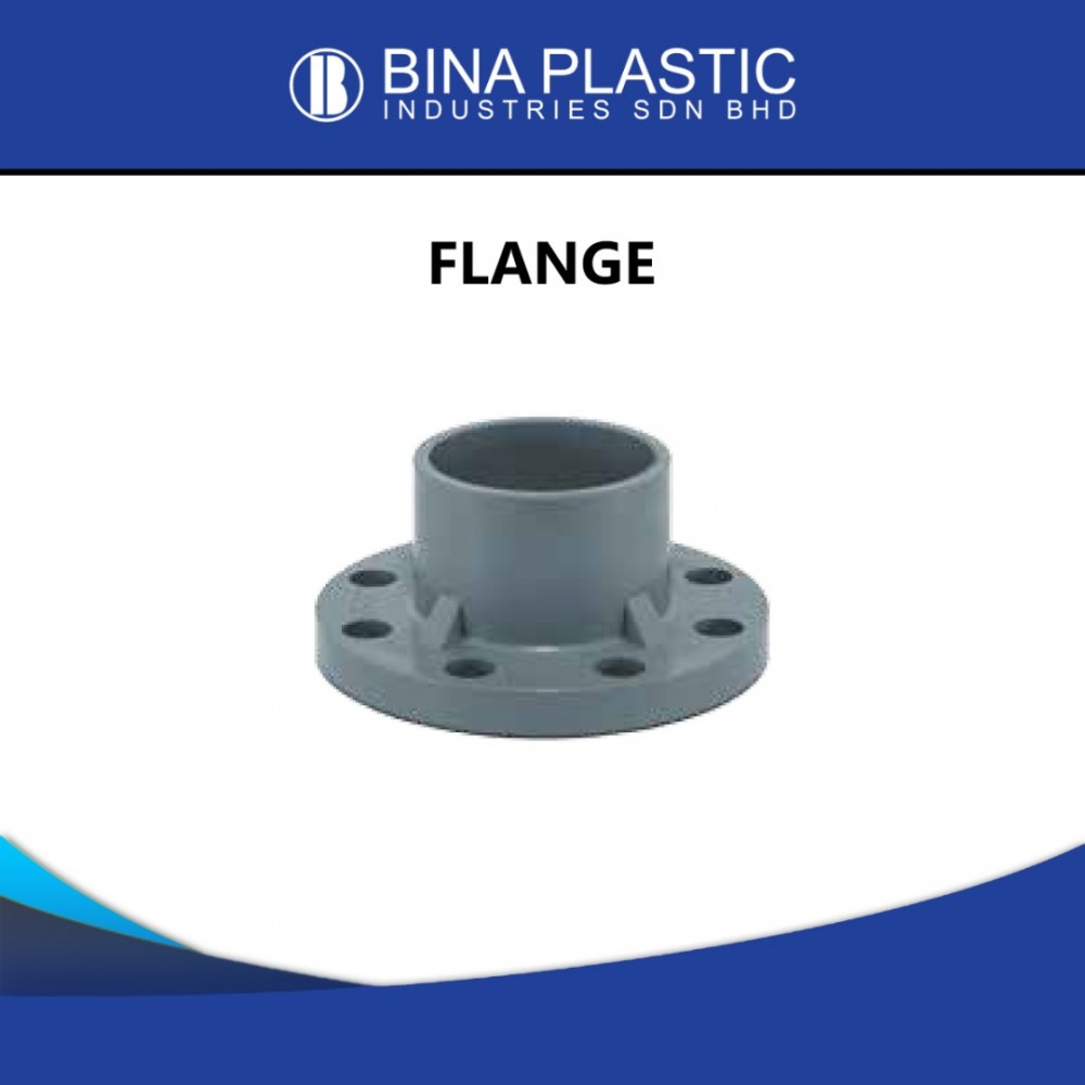 Bina Plastic UPVC Pressure Fittings Flange 3" (80MM)