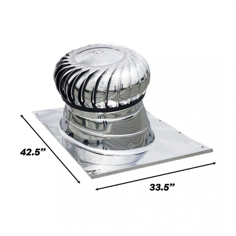 Stainless Steel #430 Globe Wind Turbine Roof Ventilator 20'' (500MM)
