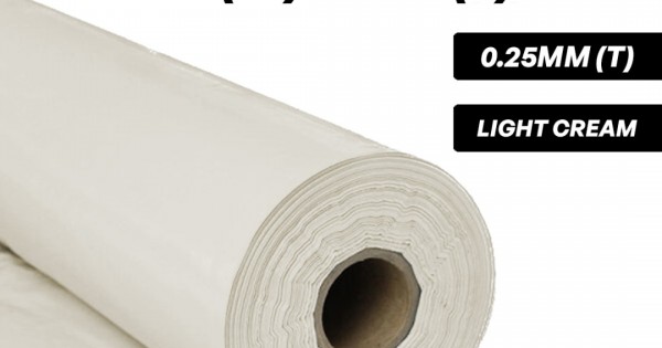 Polyethylene Membrane Plastic Sheet 0.25MM (T) x 12' (W) x 180' (L) (~30KG)