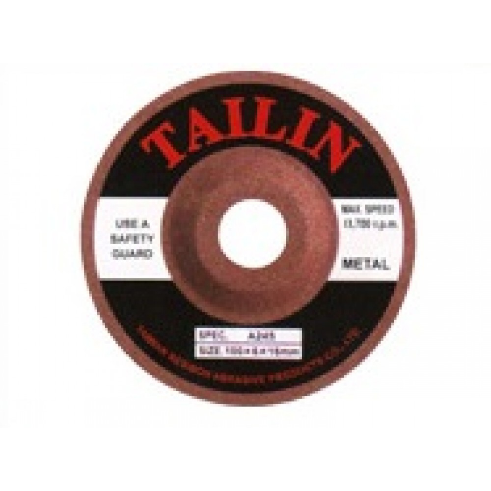 Tailin Grinding Wheel 4" 100mm (DIA) x 6.0mm (T) x 16.0mm (AS)