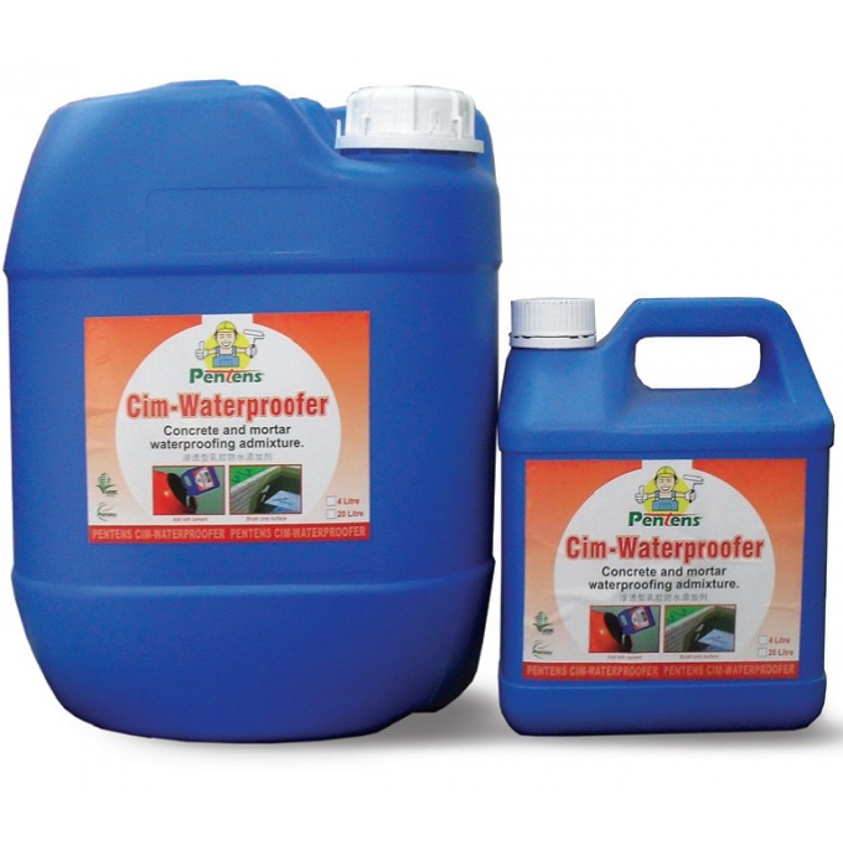 Pentens CIM-Waterproofer Concrete and Mortar Waterproofing Admixture 20L