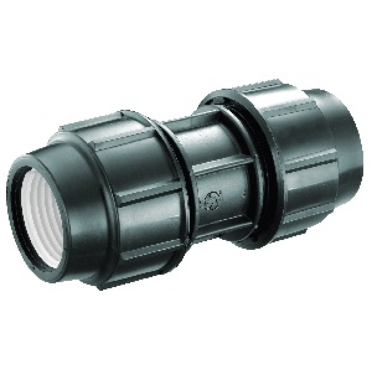 HDPE Poly Fittings Straight Coupler 32mm x 32mm