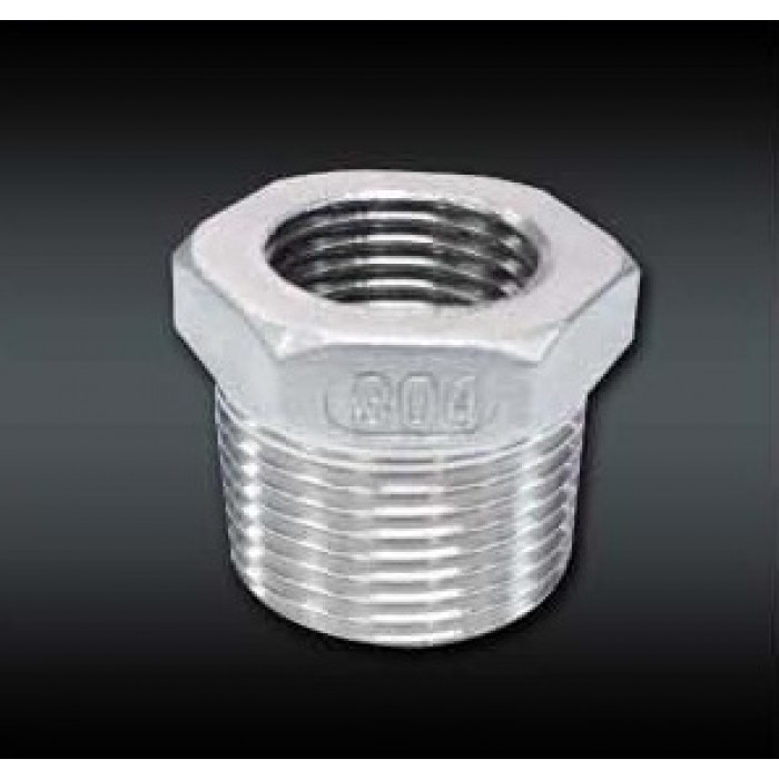 Stainless Steel Fittings Hexagon Bushing 1 1/4" x 1"
