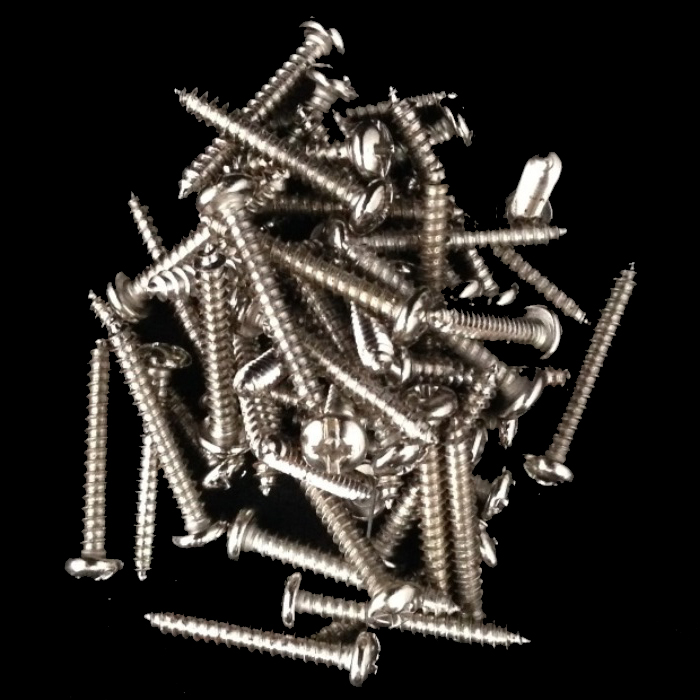 Combined Pan Head Tapping Screw #6 x 3" (50PCS/PKT)