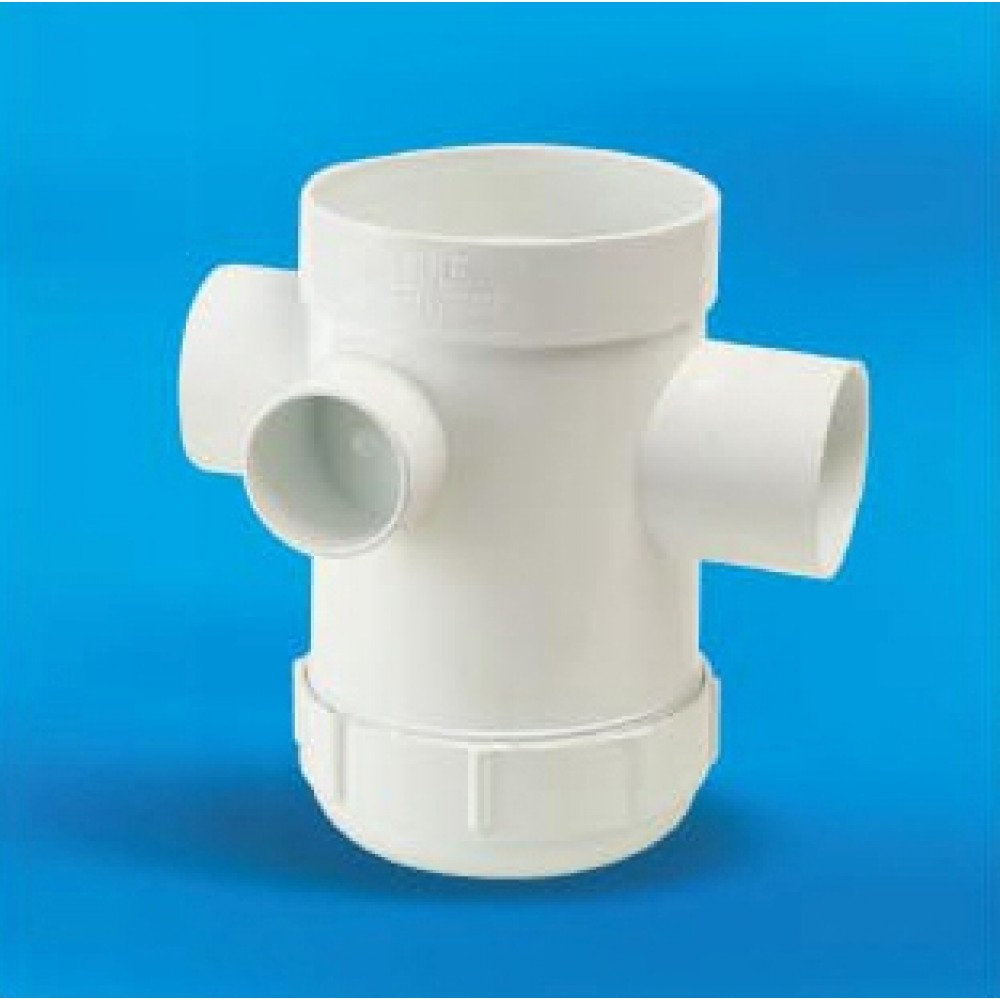 Bina Plastic UPVC Fittings Floor Gully With I/O 4" x 3" (110MMx82MM)