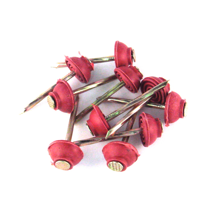 Ace Brand Rubber Head Roofing Nail 2" Red (80PCS/PKT)