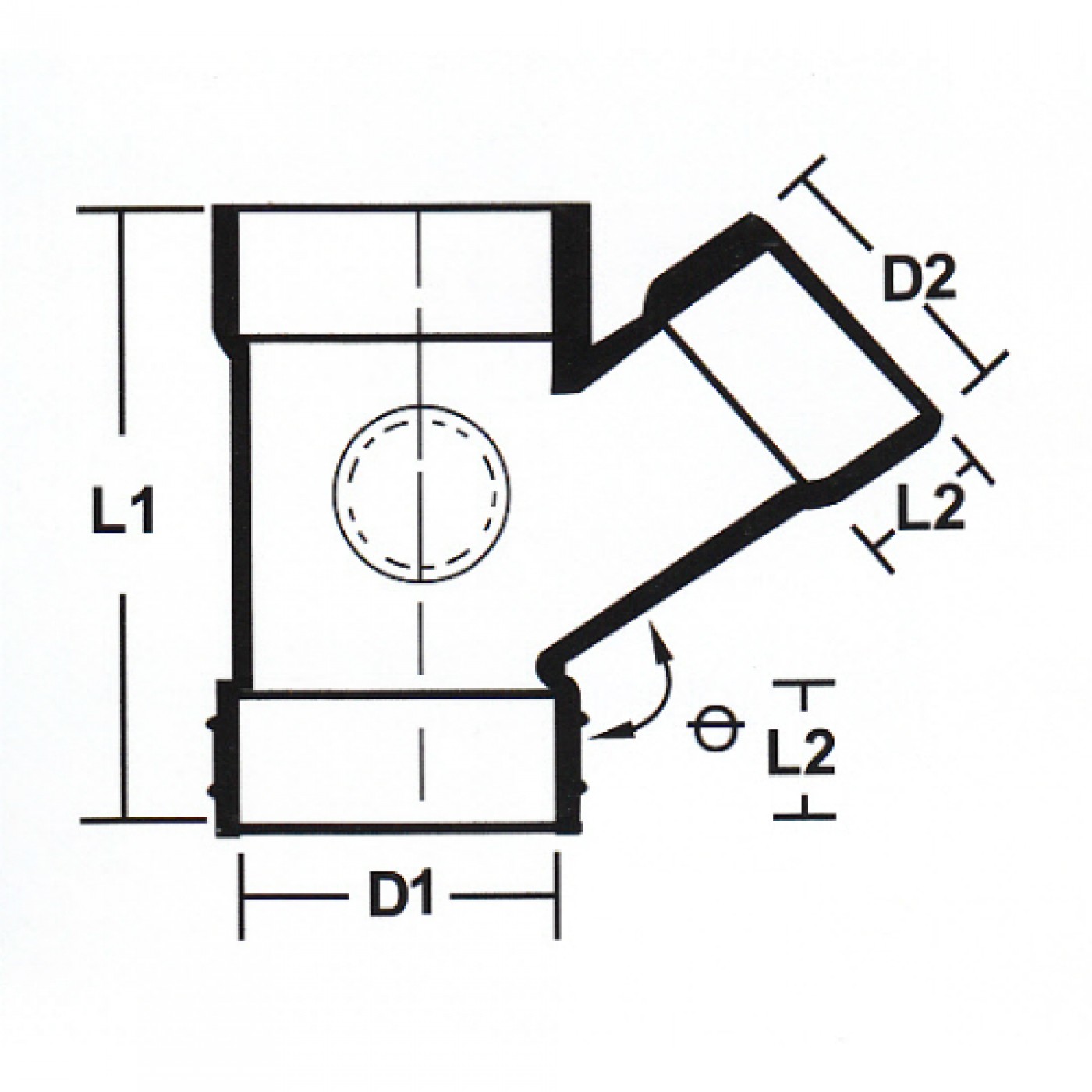 UPVC Fittings Reducing Socket 3" x 2" (80MMx50MM)