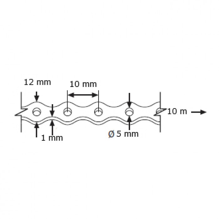 SYW Steel Band 1.0MM (T) 12MM (W) x 10M (L)